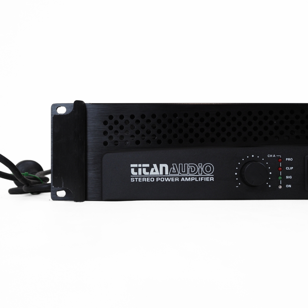 Titan Audio TDJ-2000 Professional Power Amplifier Rack Mounted Unit ...