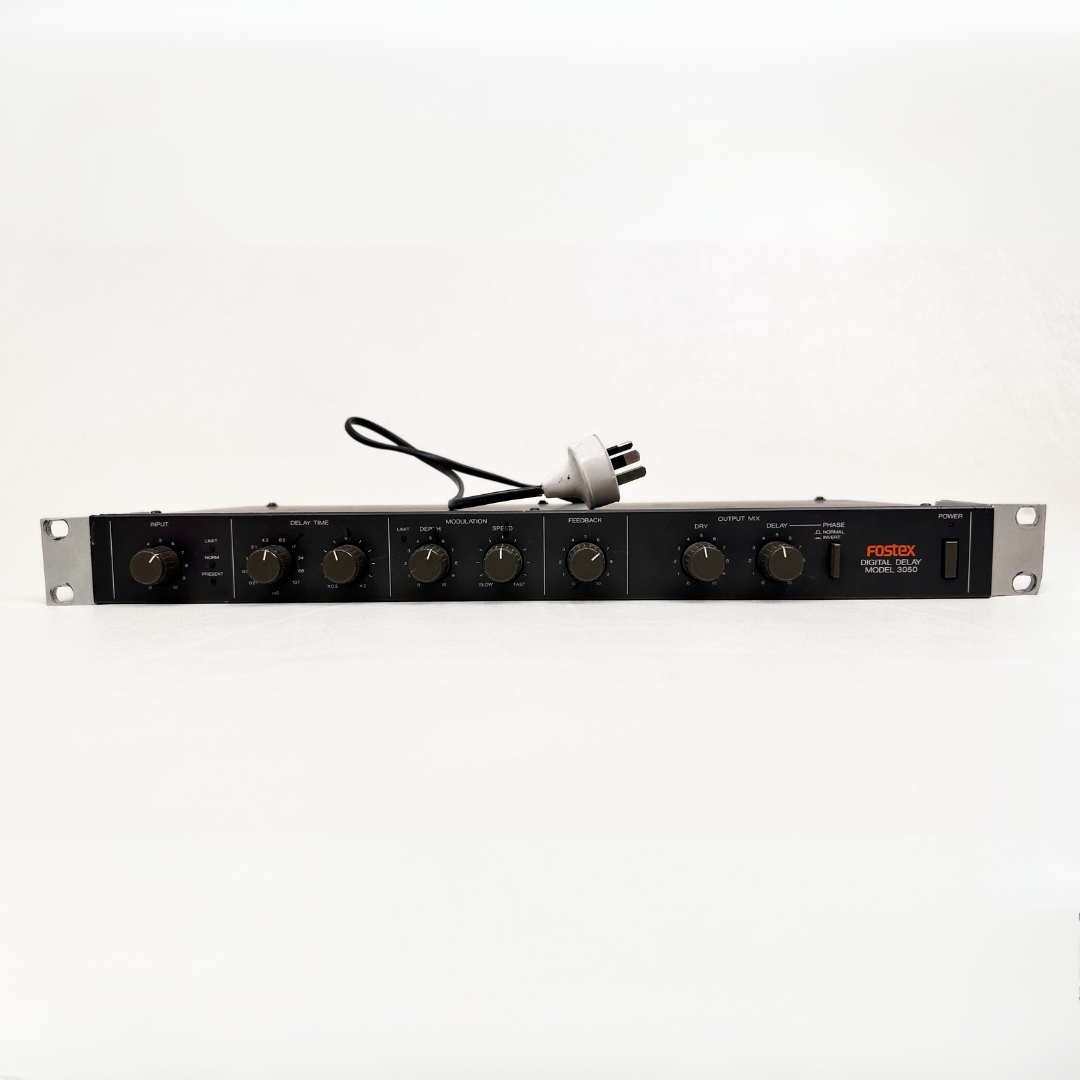 Fostex 3050 Digital Delay Rack Mounted Unit – Southside Guitars